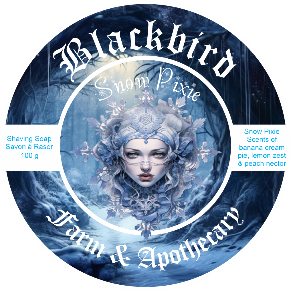 Shaving Soap - Snow Pixie | Blackbird Farm & Apothecary